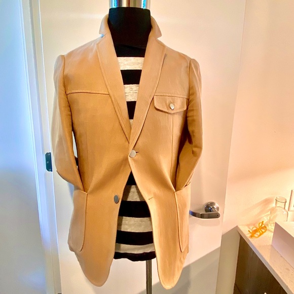 SST&C | Suits & Blazers | Lightweight Hopsack Tweed Linen Blazer 48r ...